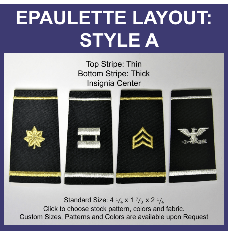 Police Epaulettes - Layout A - Shop ELC