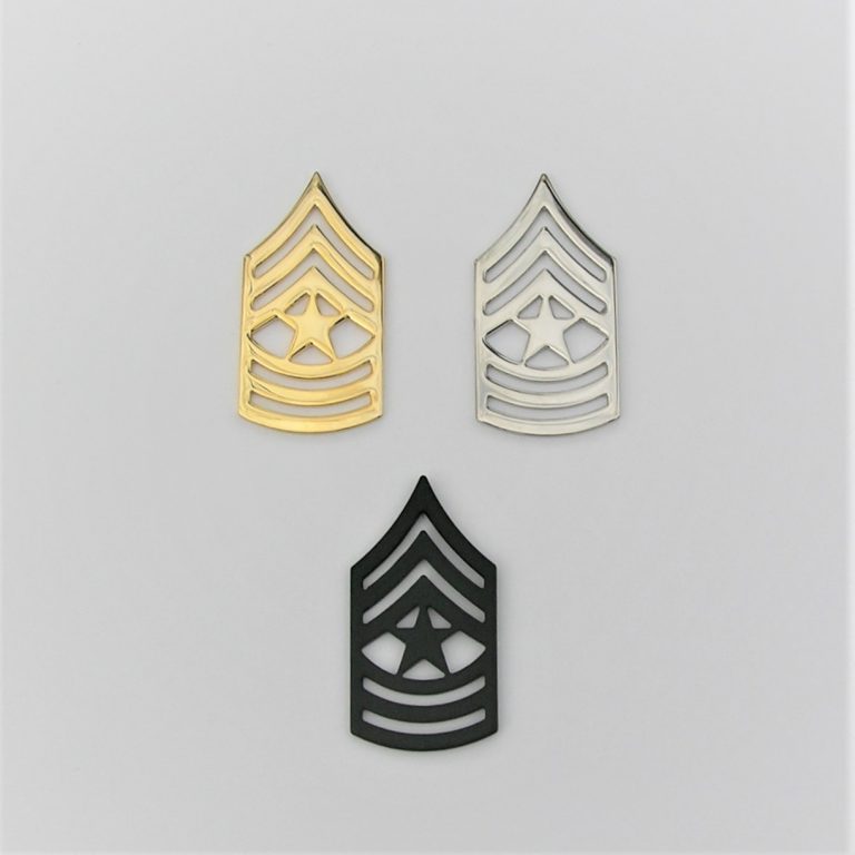 Sergeant Major - Metal Collar Brass - Shop ELC